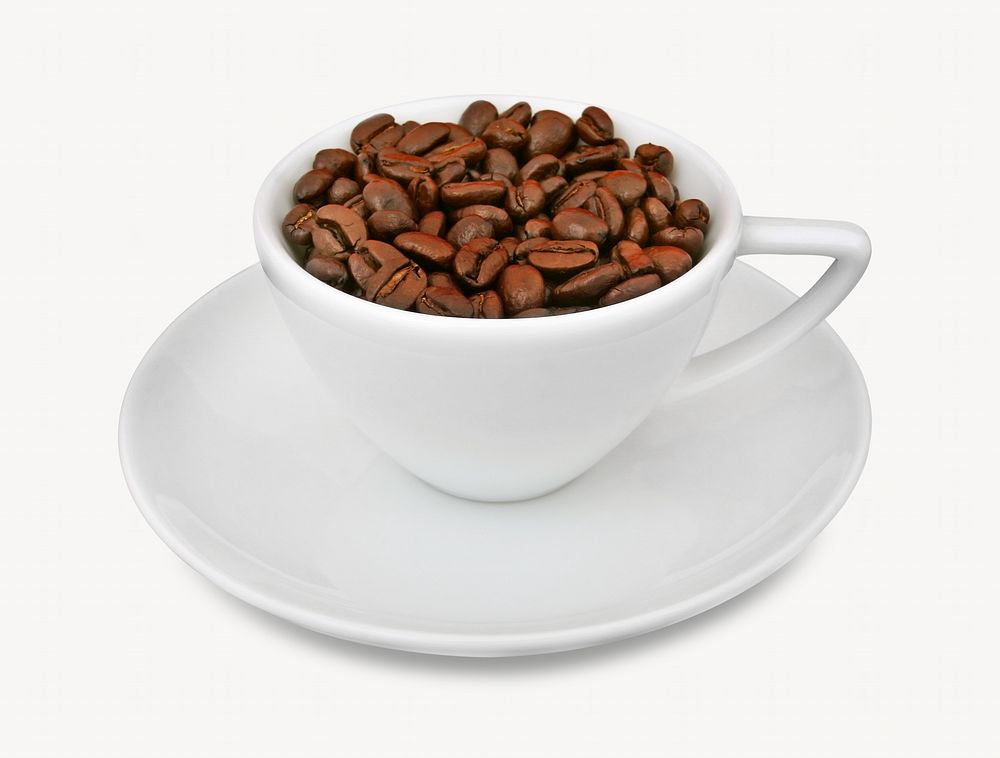 Coffee bean cup isolated image | Free Photo - rawpixel