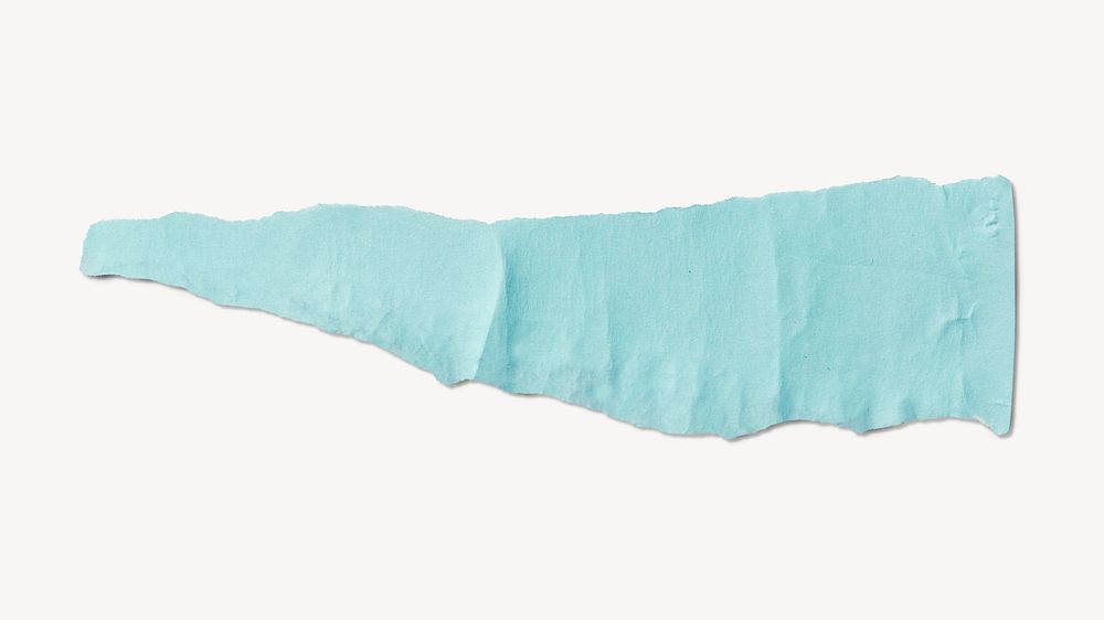 Blue paper scrap collage element | Premium PSD - rawpixel