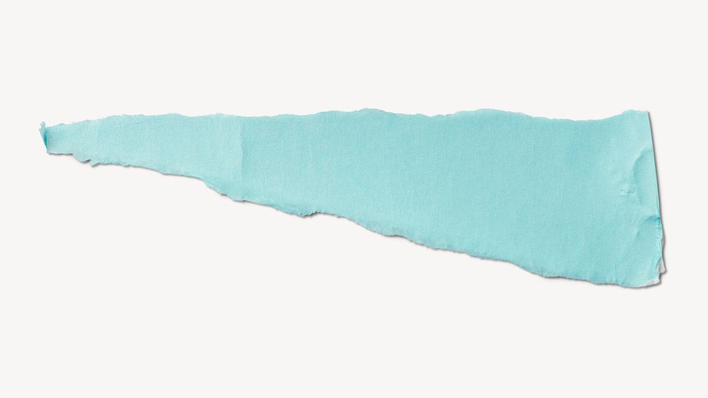 Blue paper scrap collage element | Premium PSD - rawpixel