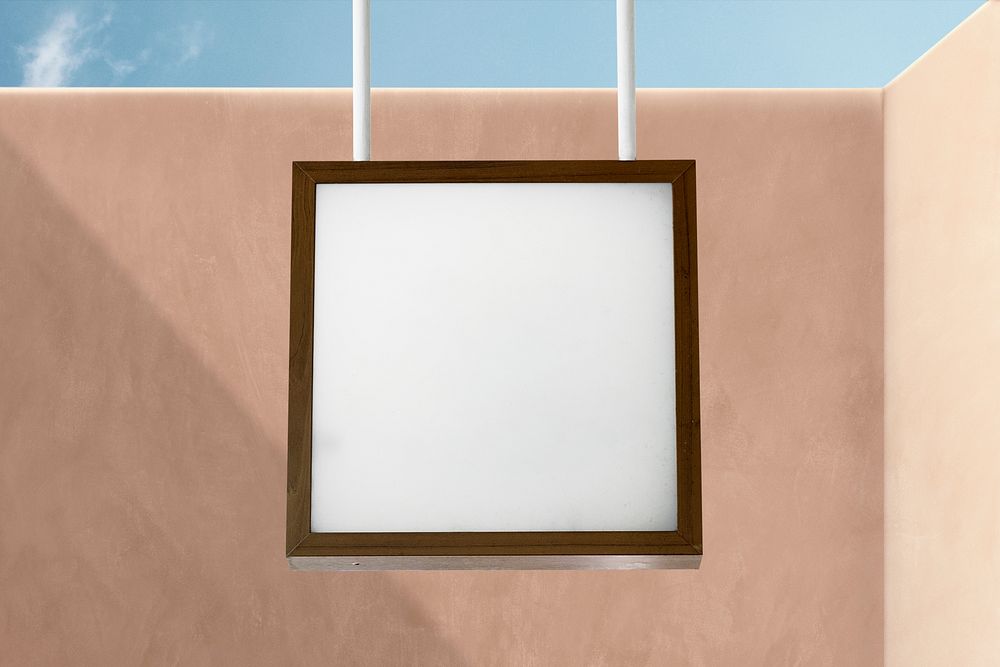 Square sign, blank design space | Premium Photo - rawpixel