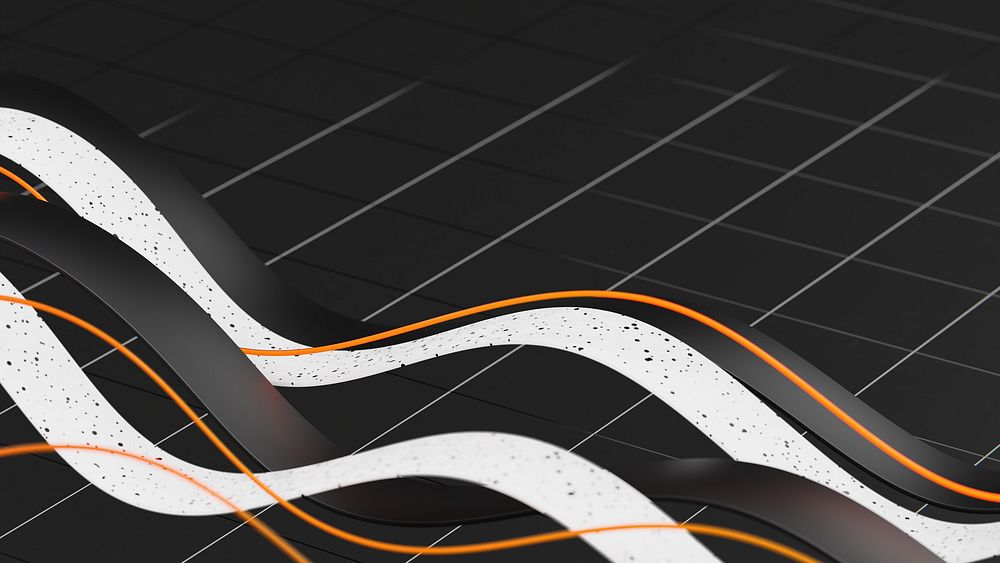 Abstract black desktop wallpaper, 3D | Premium Photo - rawpixel