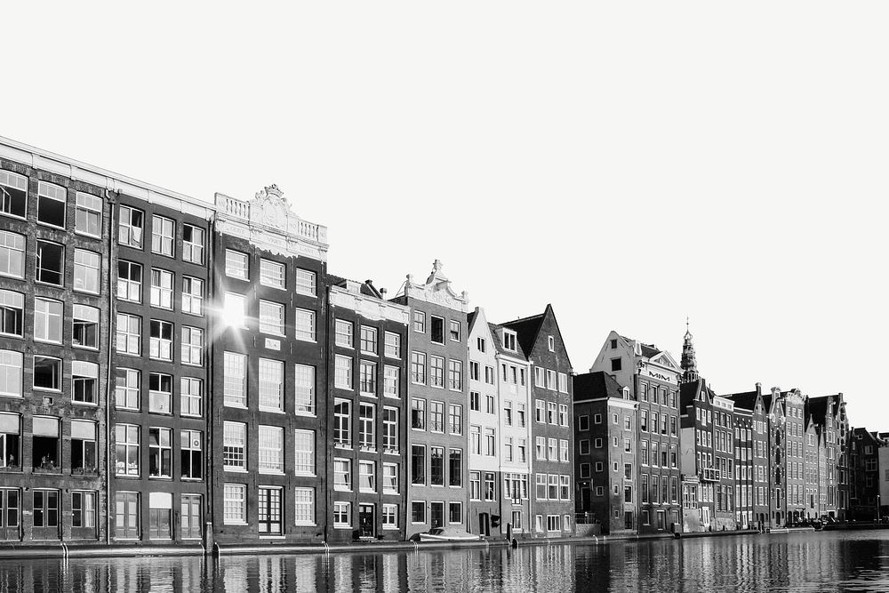 Amsterdam architecture border psd | Premium PSD - rawpixel
