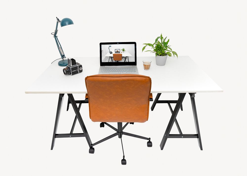 Modern workspace, isolated image | Free Photo - rawpixel