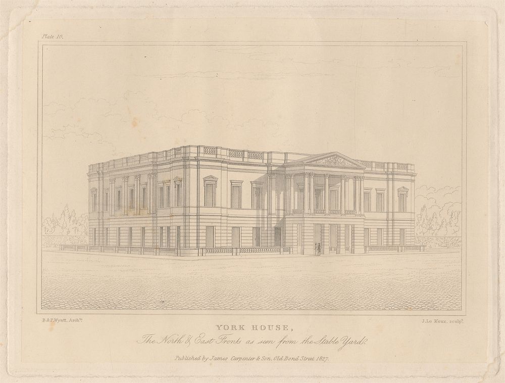 York House. North East Fronts | Free Photo Illustration - rawpixel