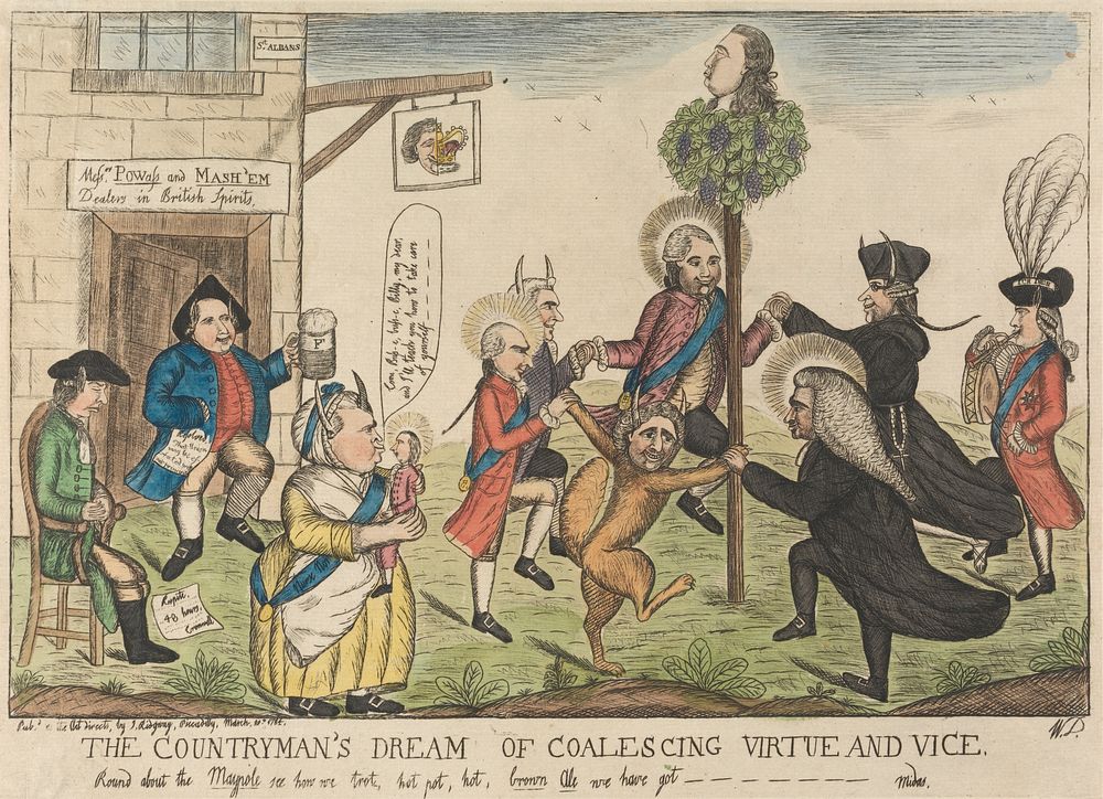 Countryman's Dream Coalescing Virtue Vice | Free Photo Illustration ...