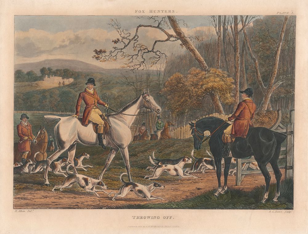 Fox Hunters - Throwing Off | Free Photo Illustration - rawpixel