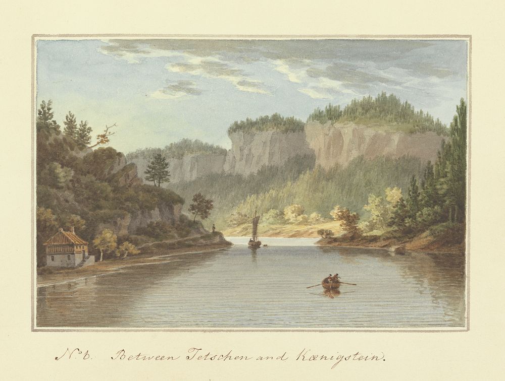 [One from] Views Saxony, France, | Free Photo Illustration - rawpixel