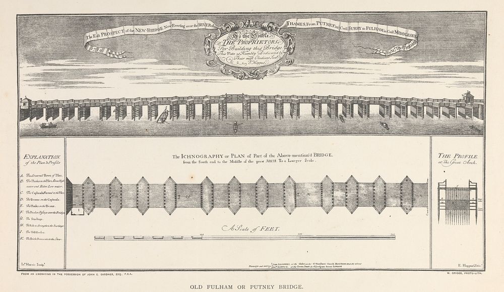 Old Fulham or Putney Bridge | Free Photo - rawpixel