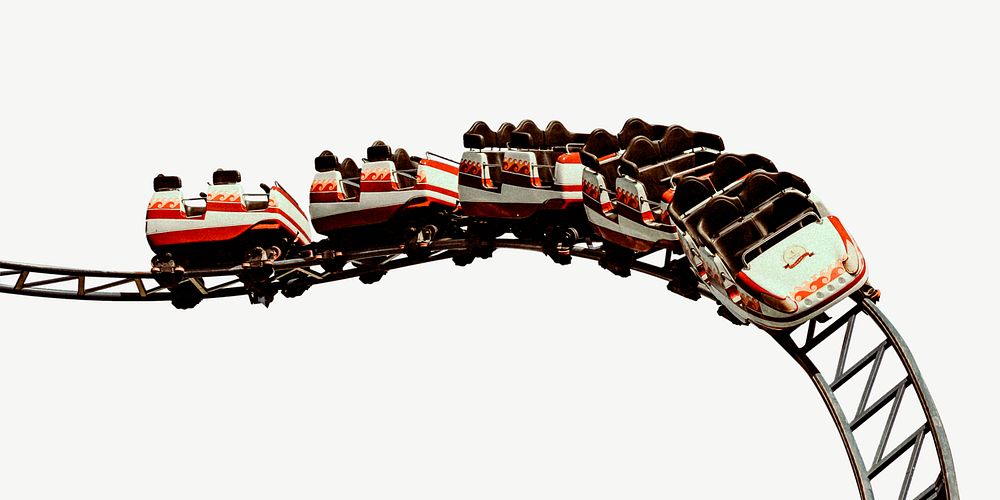 Roller coaster isolated image | Free Photo - rawpixel
