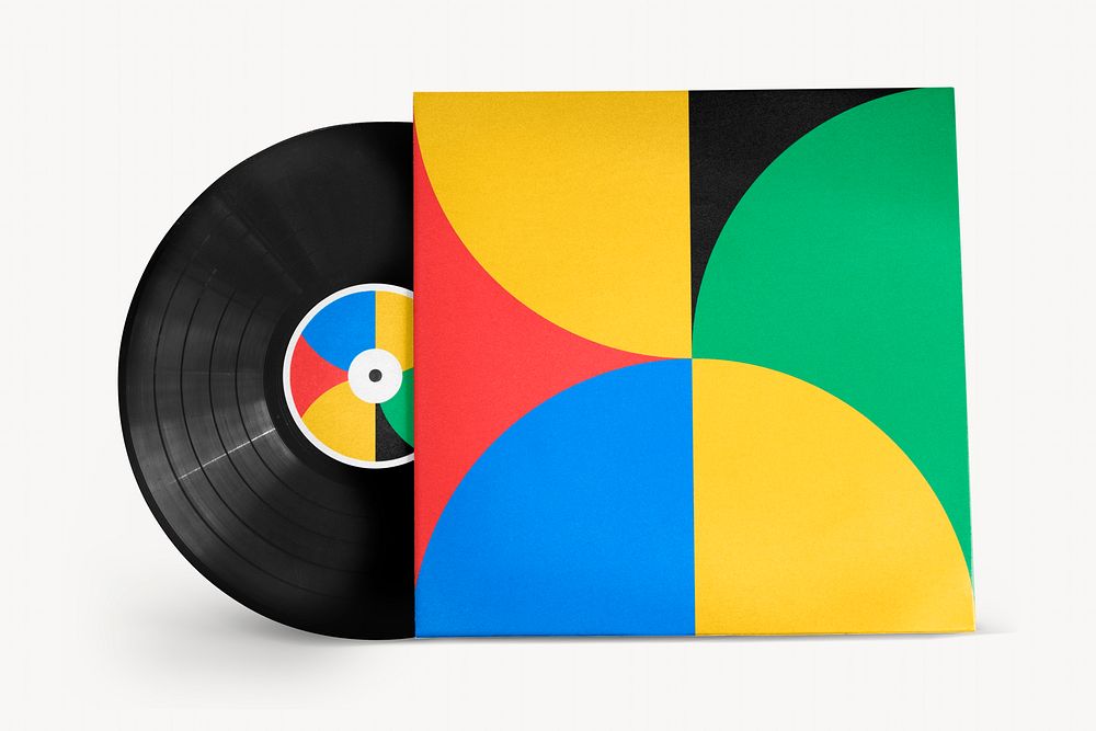 Vinyl record cover, abstract music | Free Photo - rawpixel