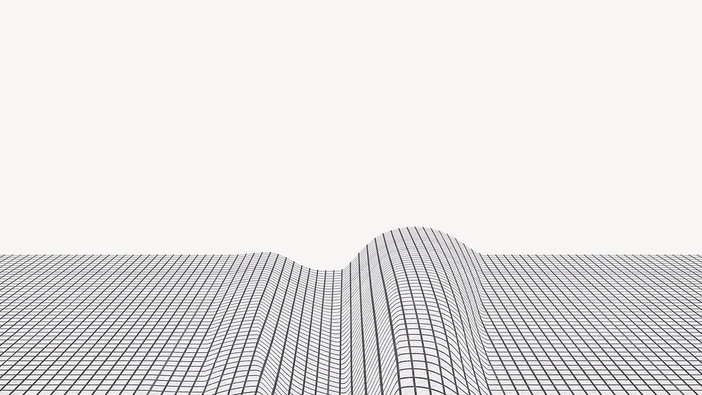 Black wireframe landscape desktop wallpaper, | Premium Photo - rawpixel