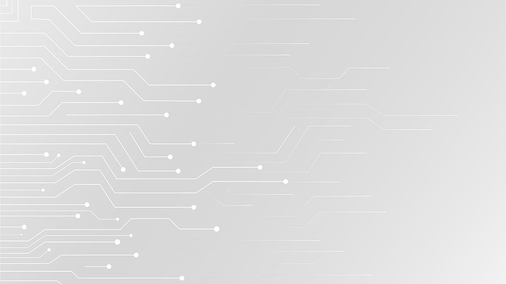 Microchip lines desktop wallpaper, off-white | Premium Photo ...