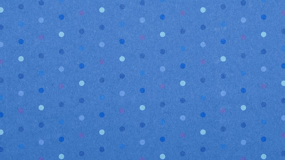 Blue polka dots desktop wallpaper | Premium Photo - rawpixel