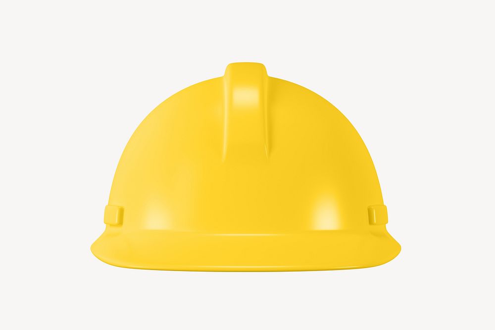 3D yellow safety helmet, element | Free Photo Illustration - rawpixel