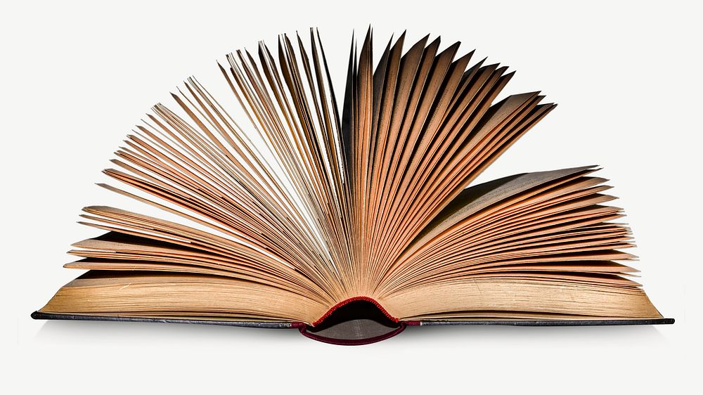 Open book collage element psd | Premium PSD - rawpixel