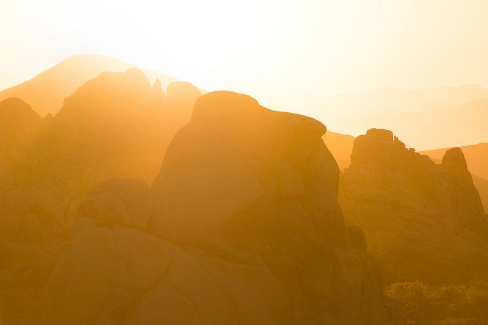 Sunset near Hidden Valley Campground | Free Photo - rawpixel