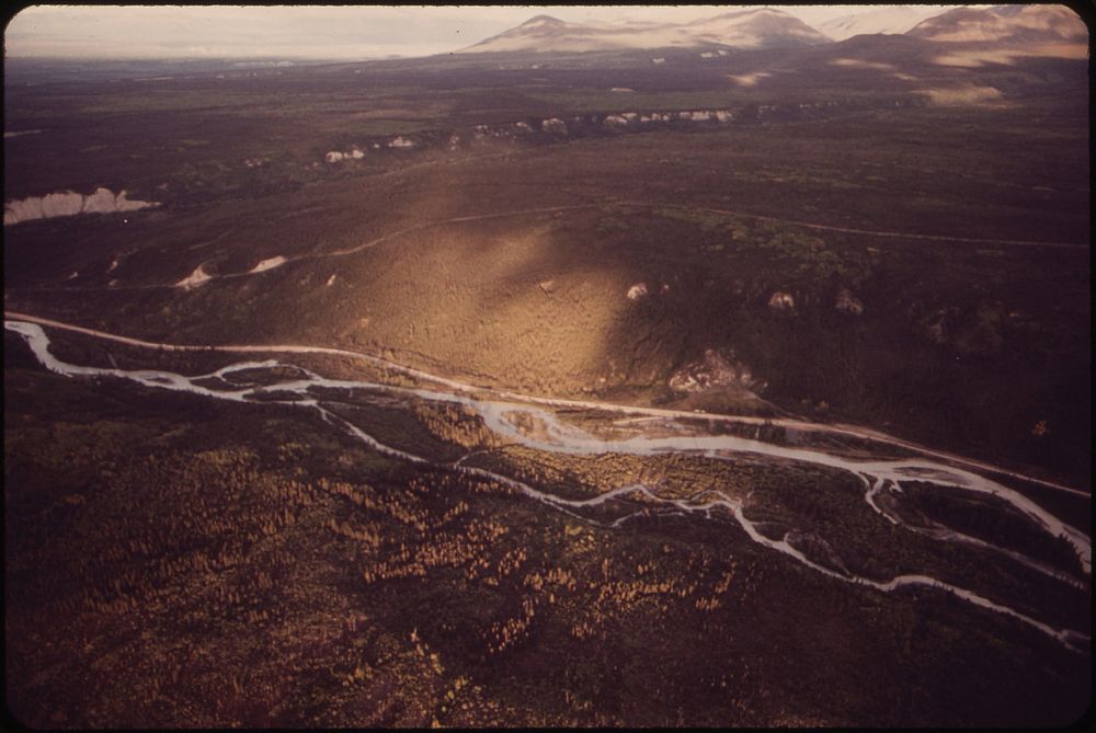 Tonsina River Foothills Chugach Range | Free Photo - rawpixel