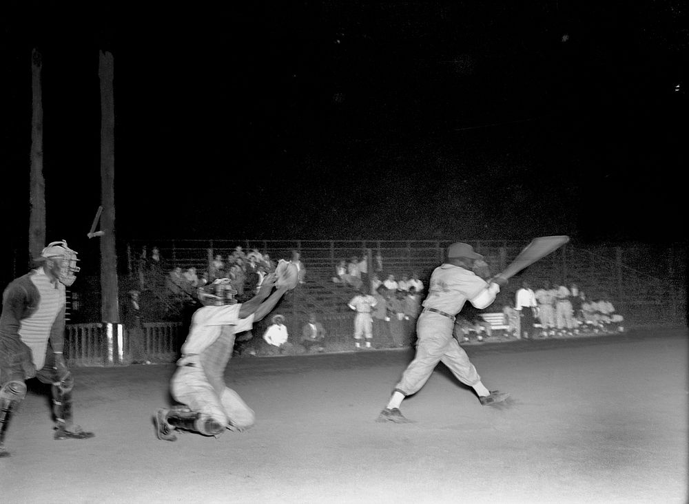 Oak Ridge Baseball 1940s | Free Photo - rawpixel