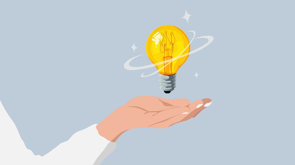 Creative idea computer wallpaper, vector | Premium Photo Illustration ...