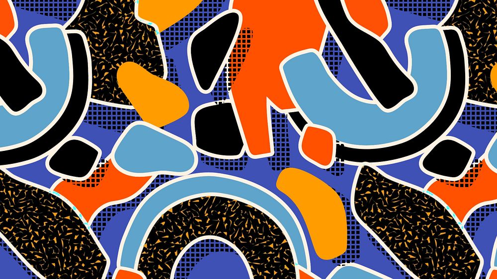 Colorful abstract pattern desktop wallpaper, | Premium Photo - rawpixel