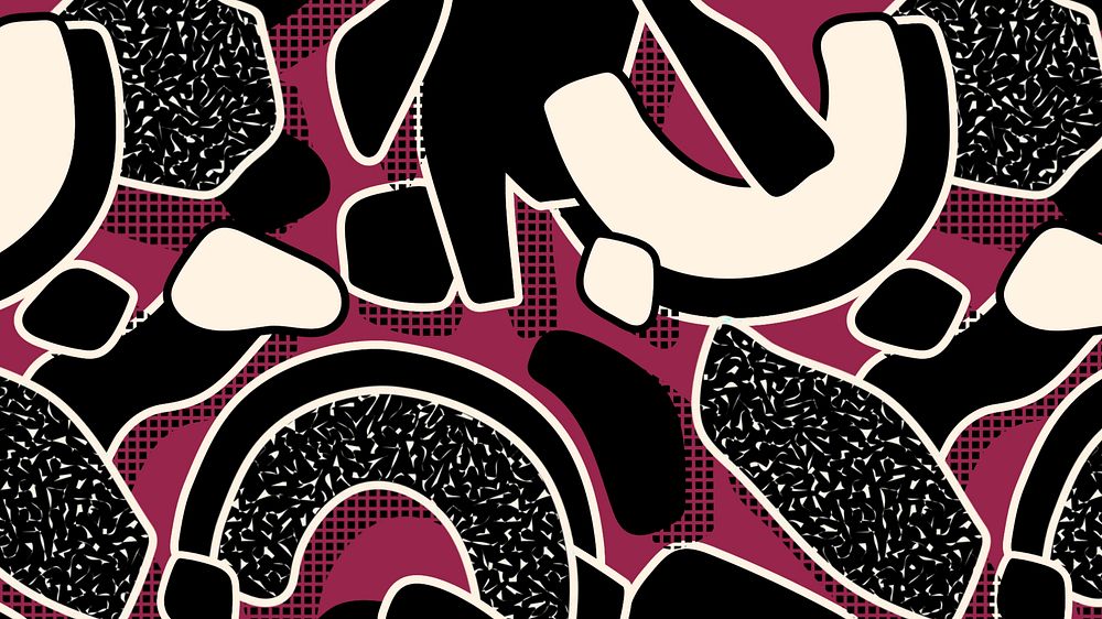 Purple abstract pattern desktop wallpaper, | Premium Photo - rawpixel