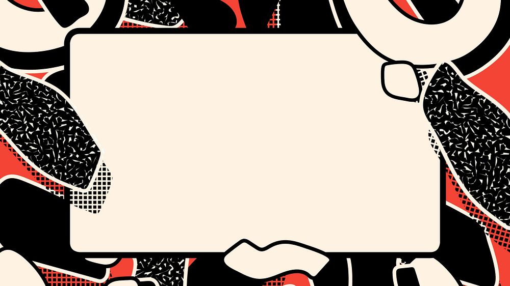 Red abstract frame computer wallpaper, | Premium Photo - rawpixel