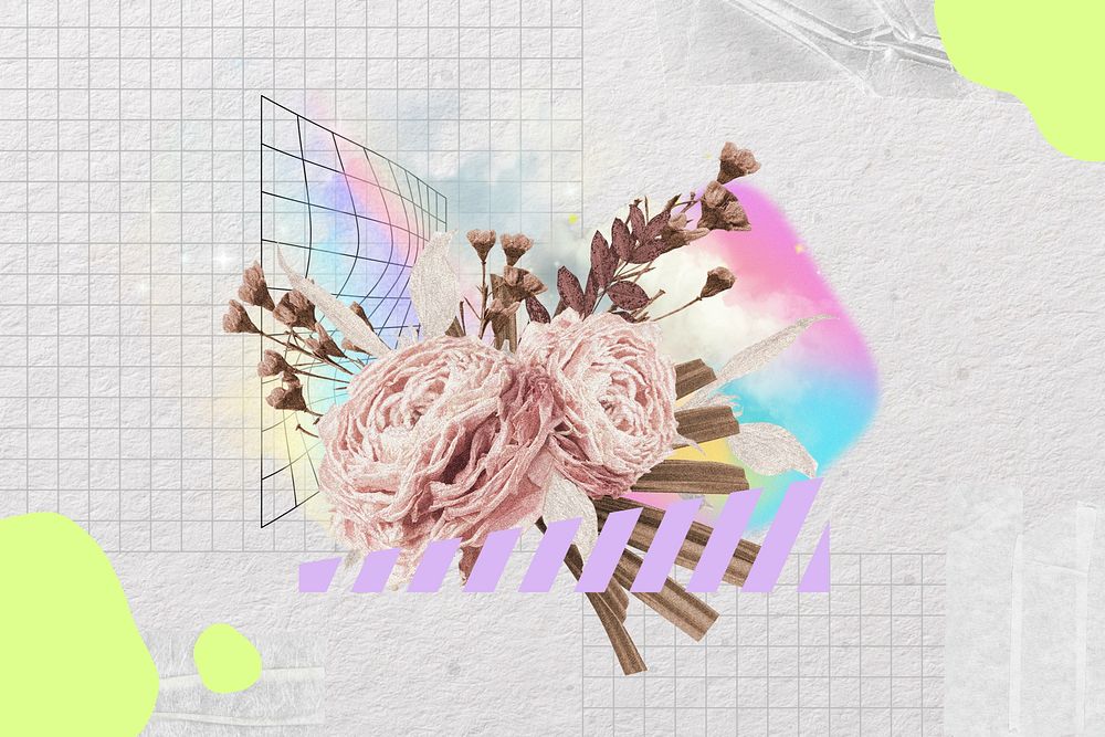 Flower bouquet aesthetic, creative remix | Premium Photo - rawpixel
