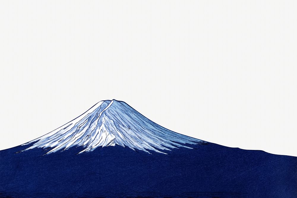 Mount Fuji border, vintage Japanese | Premium Photo Illustration - rawpixel