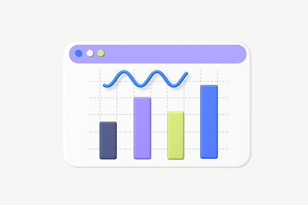 Market share graph 3D rendered | Premium Photo - rawpixel