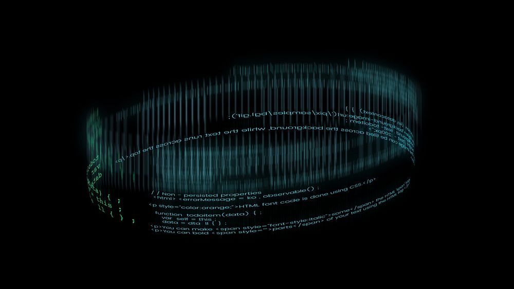 Futuristic computer code, digital remix | Premium Photo - rawpixel