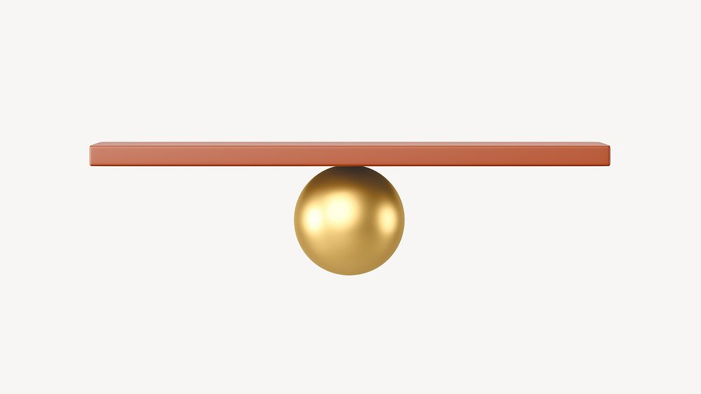 See saw balance, 3D illustration | Premium Photo - rawpixel
