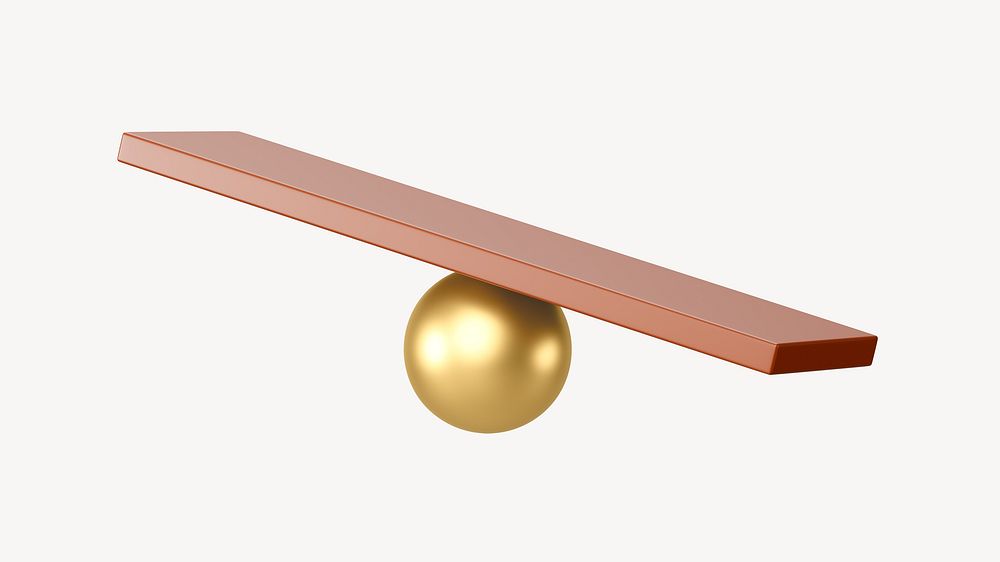 See saw balance, 3D illustration | Premium Photo - rawpixel