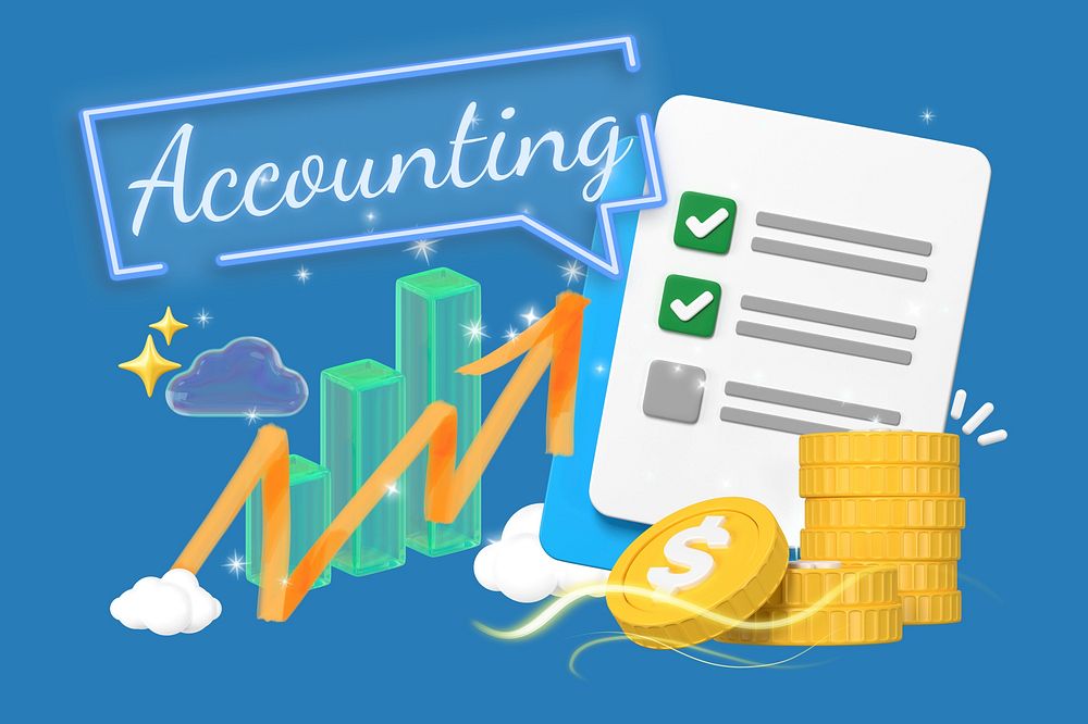 Accounting, finance word, 3d collage | Premium Photo - rawpixel