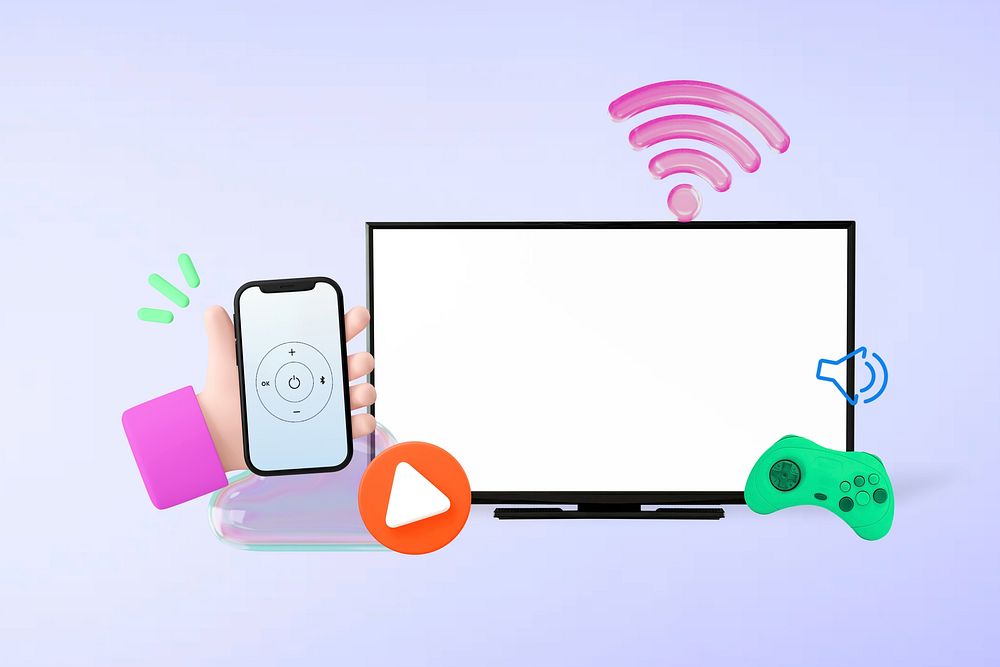 Smart TV collage remix design | Premium Photo - rawpixel