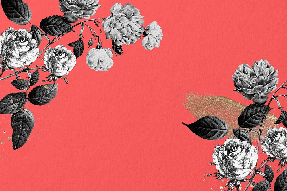Vintage rose flower background, aesthetic | Premium Photo - rawpixel