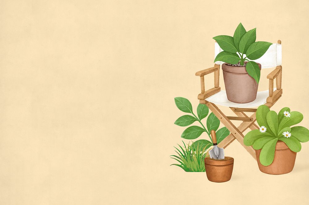 Plant care aesthetic background, hobby | Premium Photo Illustration ...
