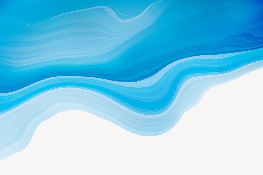 Gradient blue wave border | Free Photo - rawpixel