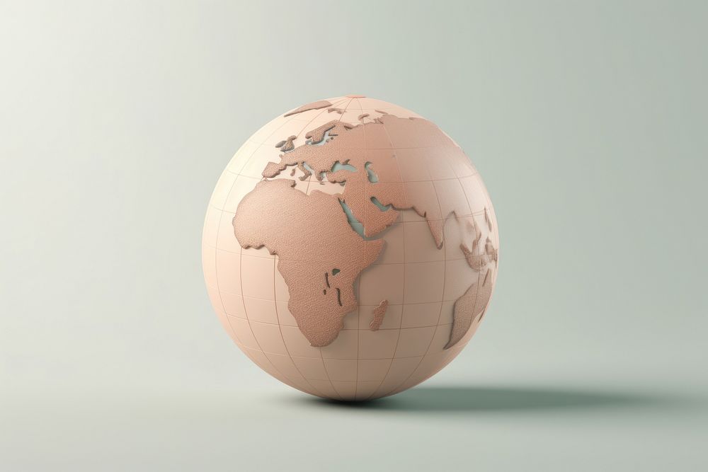 World map sphere planet globe. | Free Photo Illustration - rawpixel