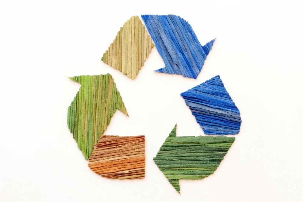 Recycle leaf art white background. | Free Photo Illustration - rawpixel