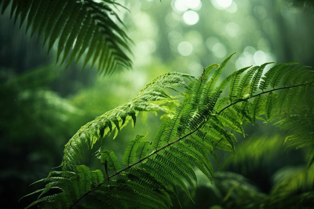 Ferns green tree backgrounds. AI | Free Photo - rawpixel