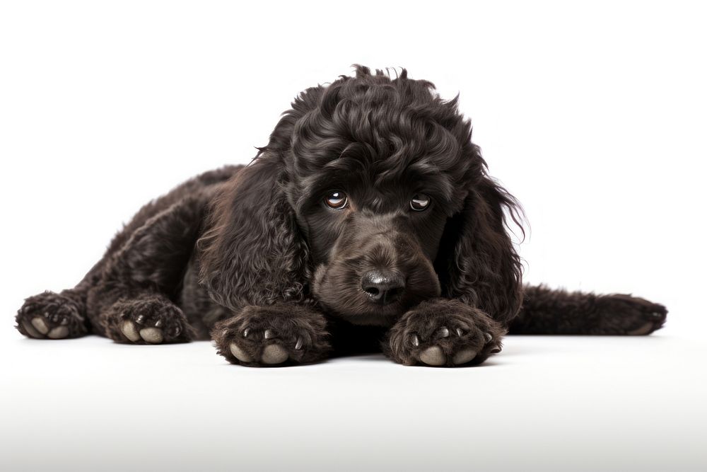 Sad dog poodle spaniel animal. | Free Photo - rawpixel