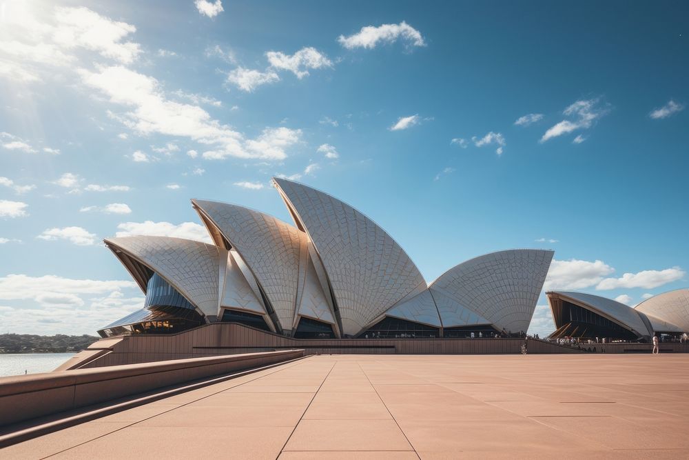 Landmark opera day sydney opera | Free Photo - rawpixel