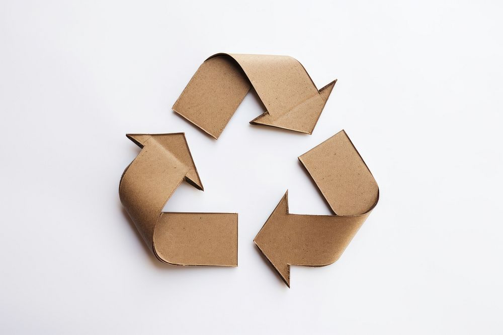 Recycle cardboard white background recycling. | Premium Photo - rawpixel