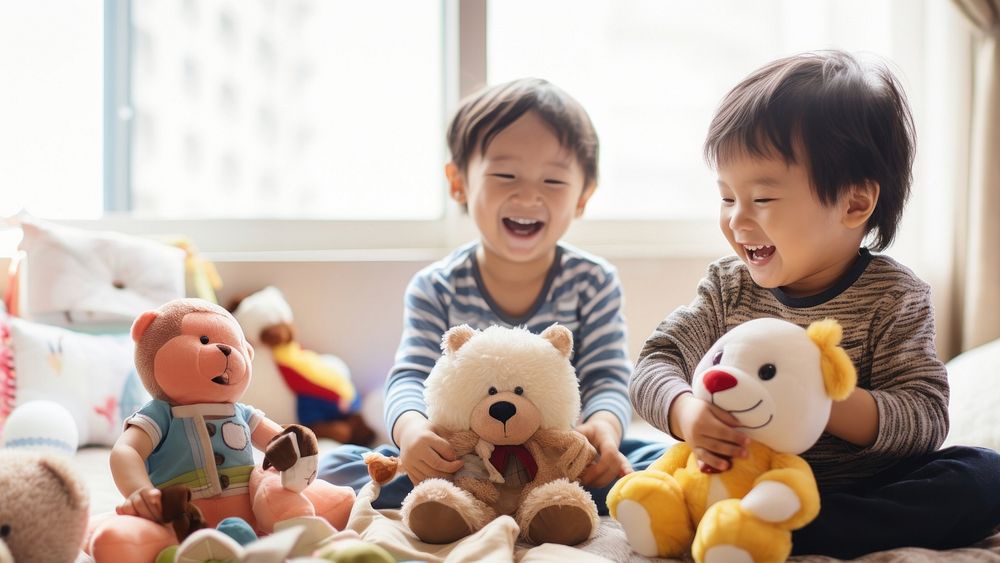 photo two boys playing toy | Free Photo - rawpixel