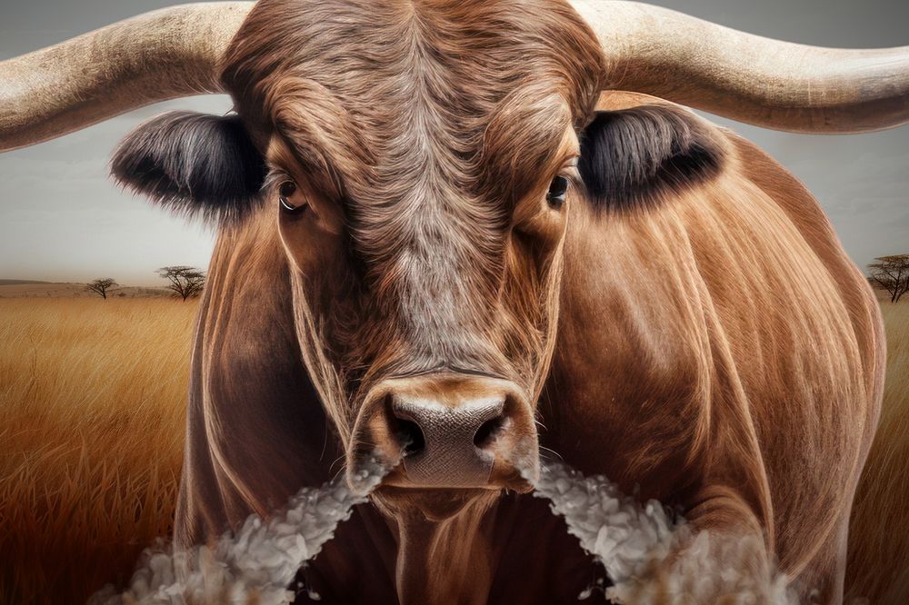 Cattle domestic animal nature remix | Premium Photo - rawpixel