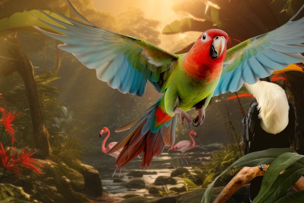 Wild birds jungle animal nature | Premium Photo - rawpixel