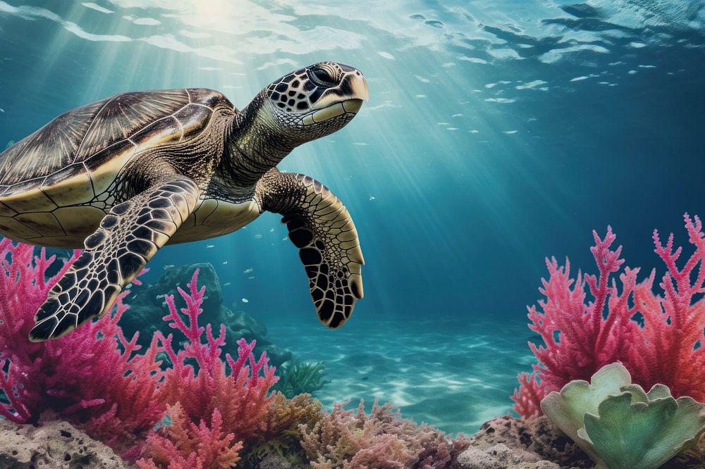 Ocean turtle marine life nature | Premium Photo - rawpixel