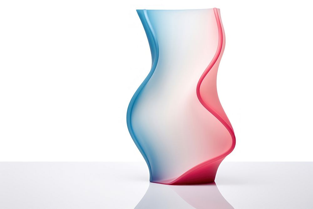 Wavy Acrylic vase abstract. | Free Photo - rawpixel