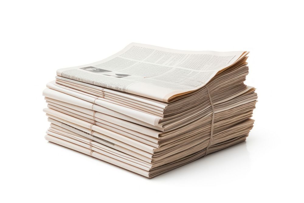 Newspaper stack. | Premium Photo - rawpixel