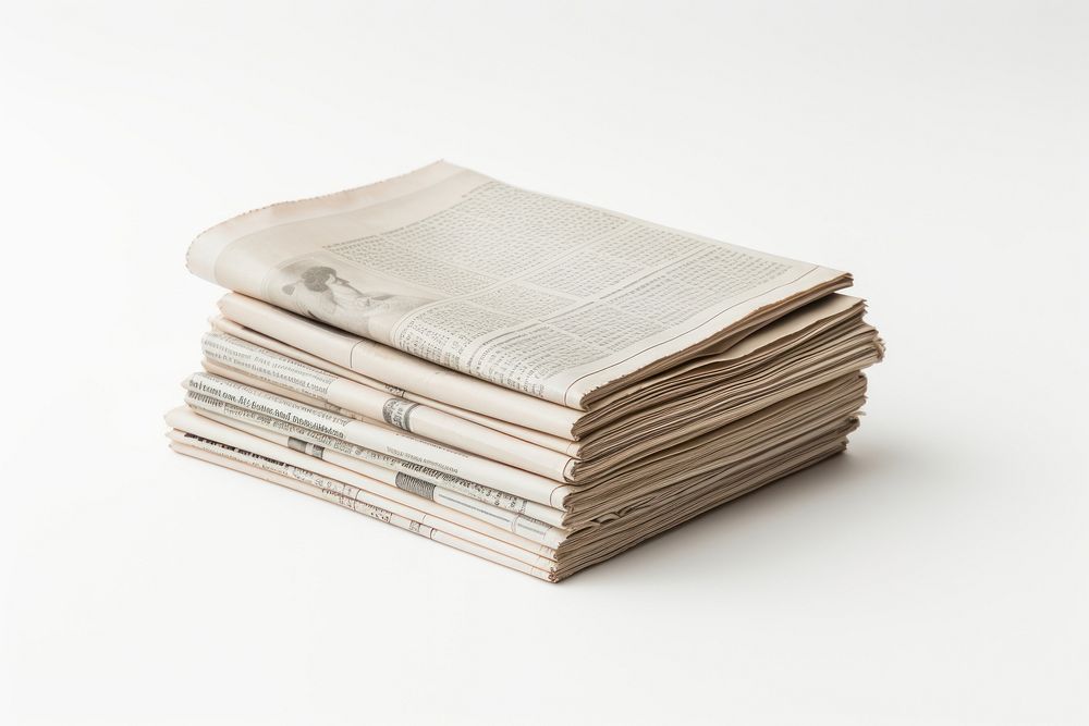 Newspaper stack. | Premium Photo - rawpixel